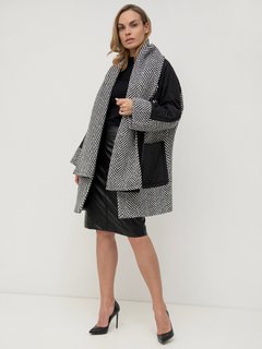 Moteriškas puspaltis juoda Manuela Conti | Soulz.lt