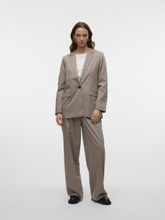 Moteriškas švarkas smėlio Vero Moda | Soulz.lt